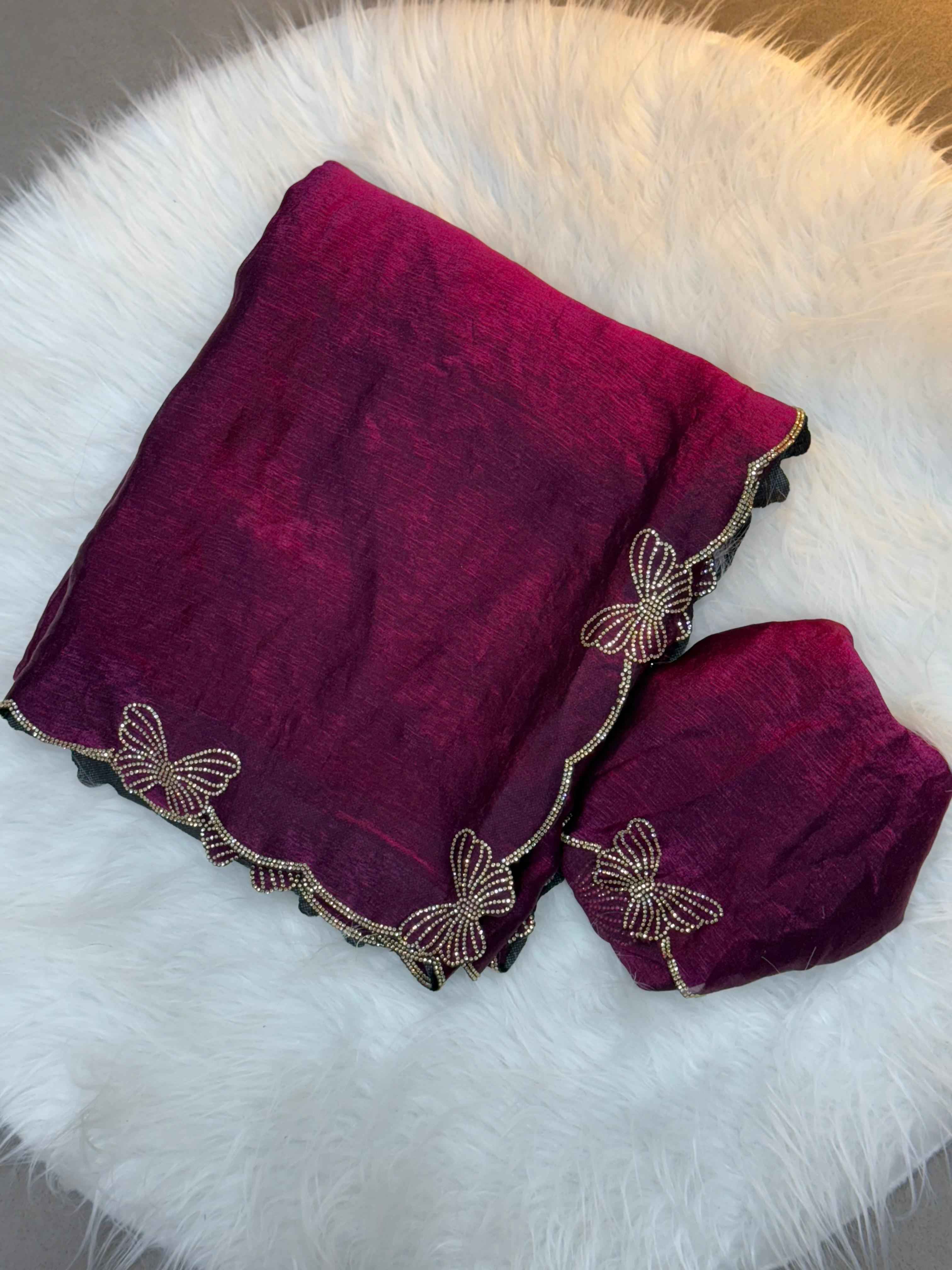 SPACE SILK CUT DANA DIAMOND PANEL WORK SAREE WHOLESALE PRICE AT ...