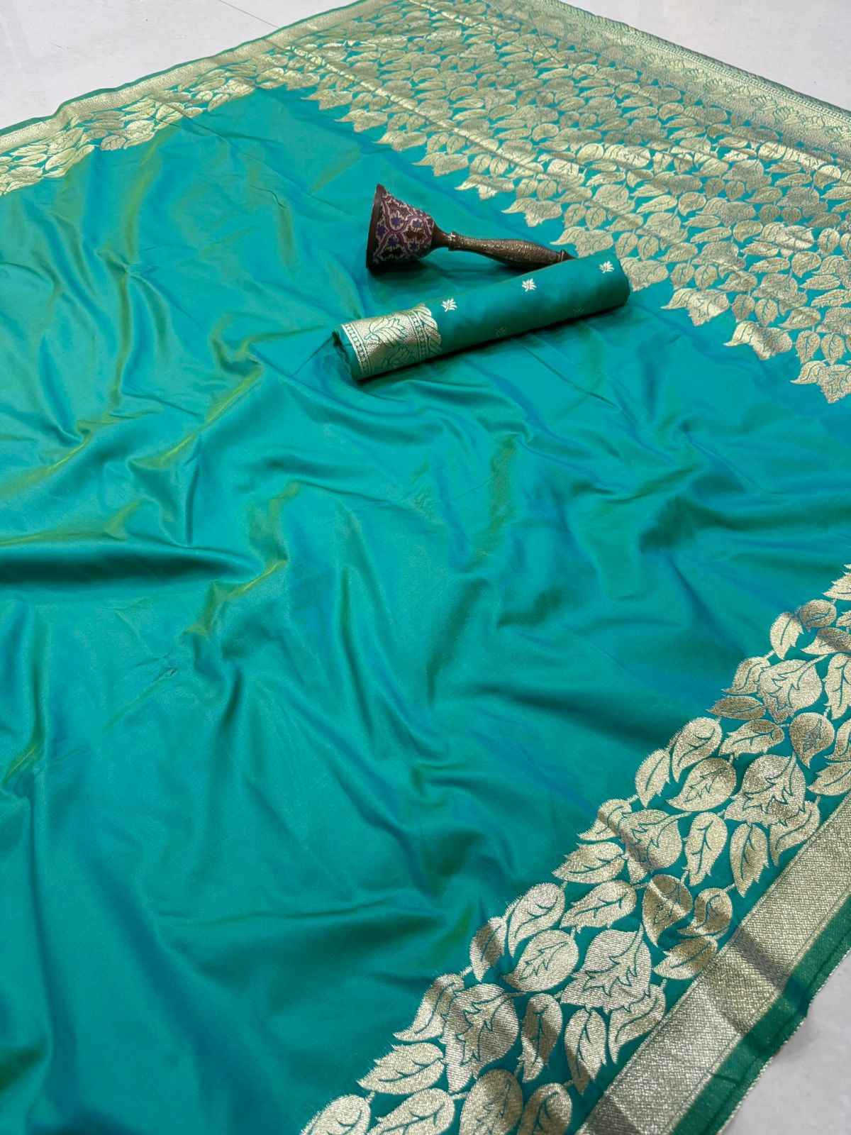 PURE HEAVY BANARASI SILK ORIGINAL GOLD JARI WEAVING SAREE WHOLESALE ...