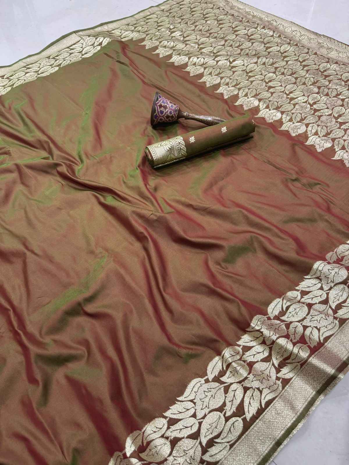 PURE HEAVY BANARASI SILK ORIGINAL GOLD JARI WEAVING SAREE WHOLESALE ...