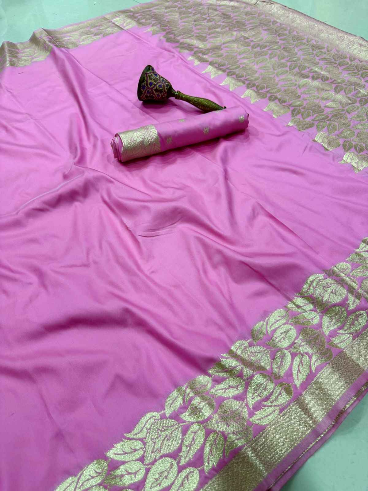 PURE HEAVY BANARASI SILK ORIGINAL GOLD JARI WEAVING SAREE WHOLESALE ...